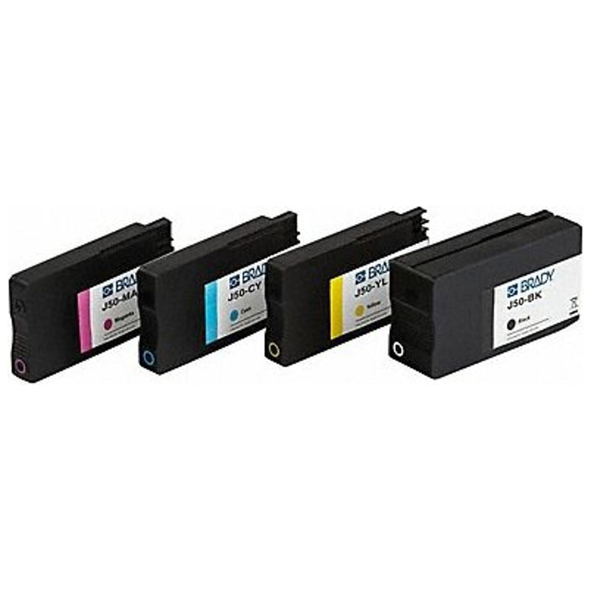 Brady Ink Cartridge,New,Black/Cyan/Magenta/YEL J50-CMYK - Walmart ...