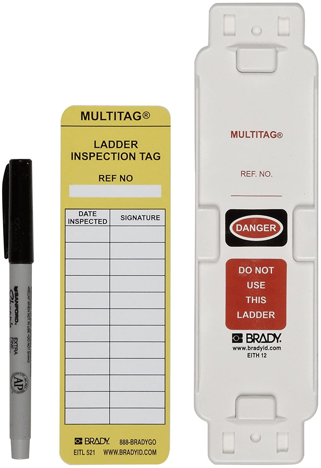 Lockout & Tagout Kits Single Laddertag Kit Laddertag Brady Lad-eith/l12 ...