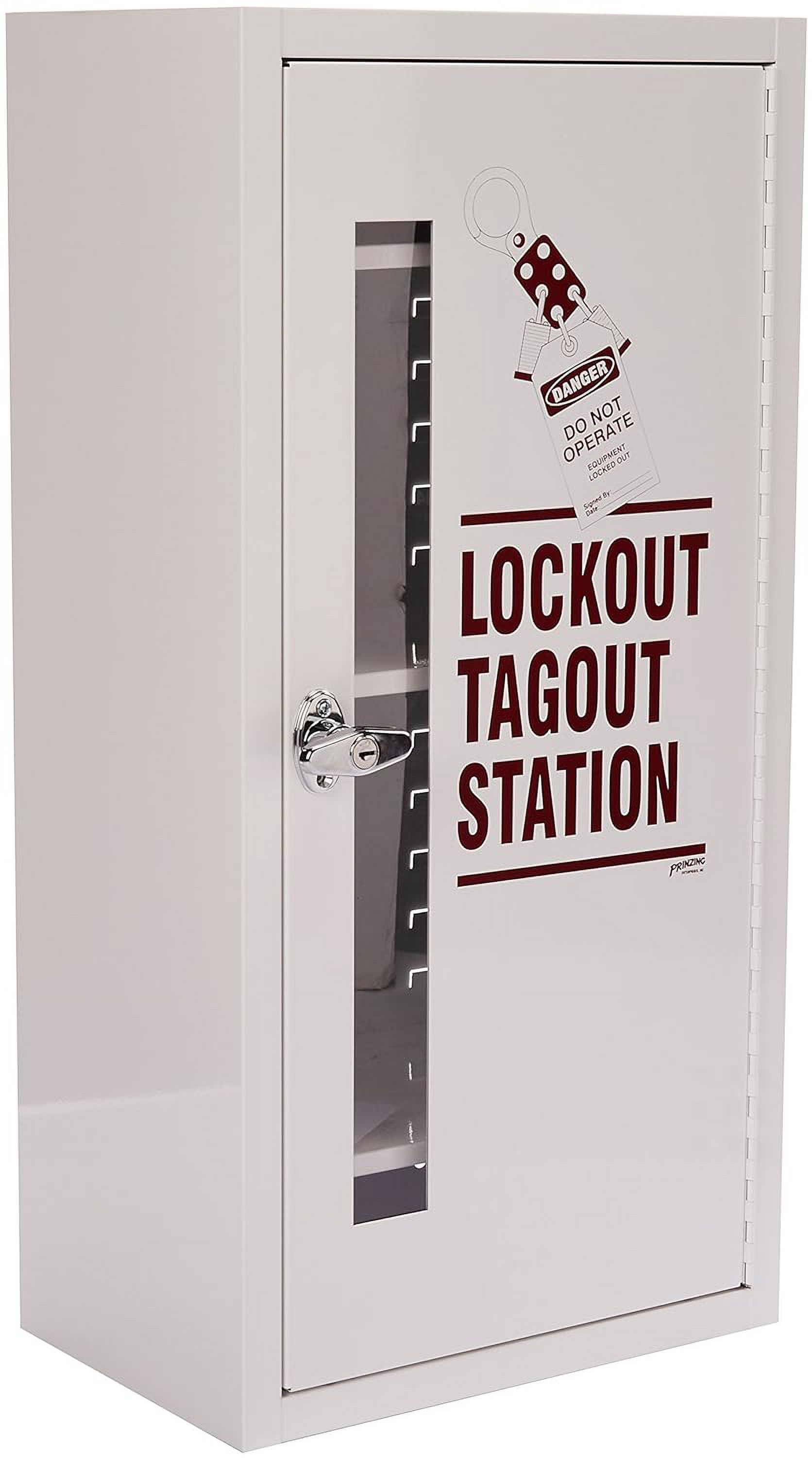 Brady LC977A, Lockout Tagout Station, Cabinet Only with Locking Handle ...