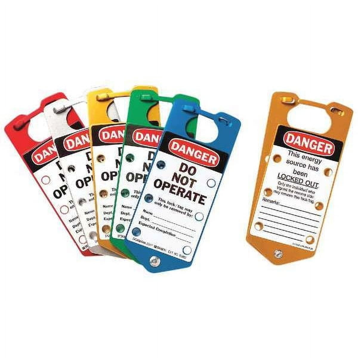 Brady Labeled Lockout Hasp,Snap-On,6 Lock,PK5 65967 - Walmart.com