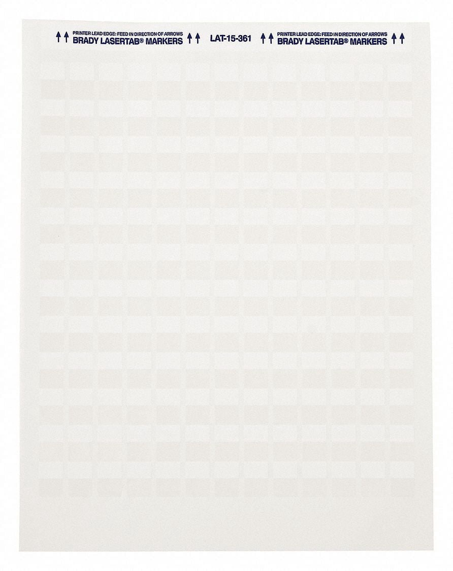 Brady Laminating Wire and Cable Markers,PK21 LAT-18-361-1 - Walmart.com