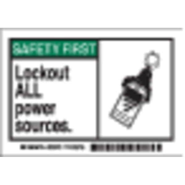 Brady Mach/Equipment Labl,3.5x5in,Polyest,PK5 86879 - Walmart.com