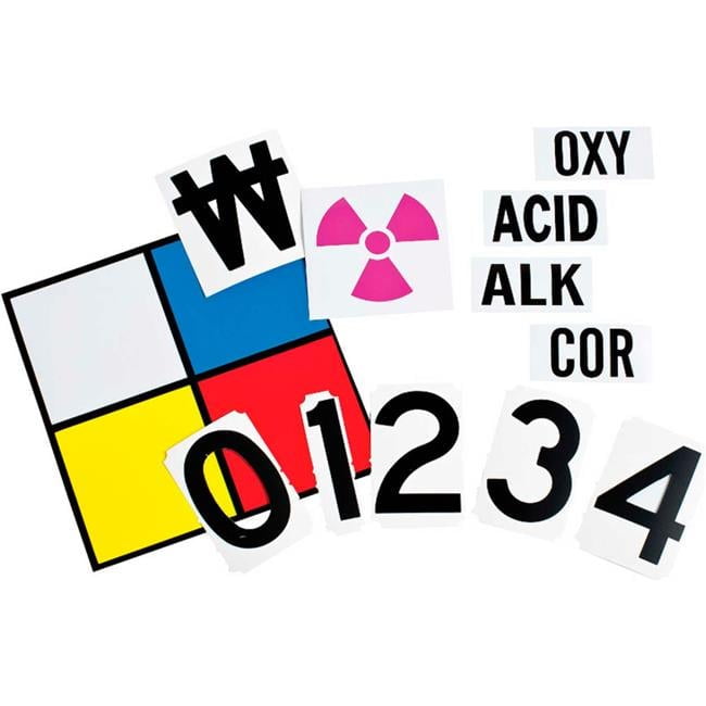 Brady Worldwide B2262365 50053 NFPA Placard System Kit 10 x 10 in ...