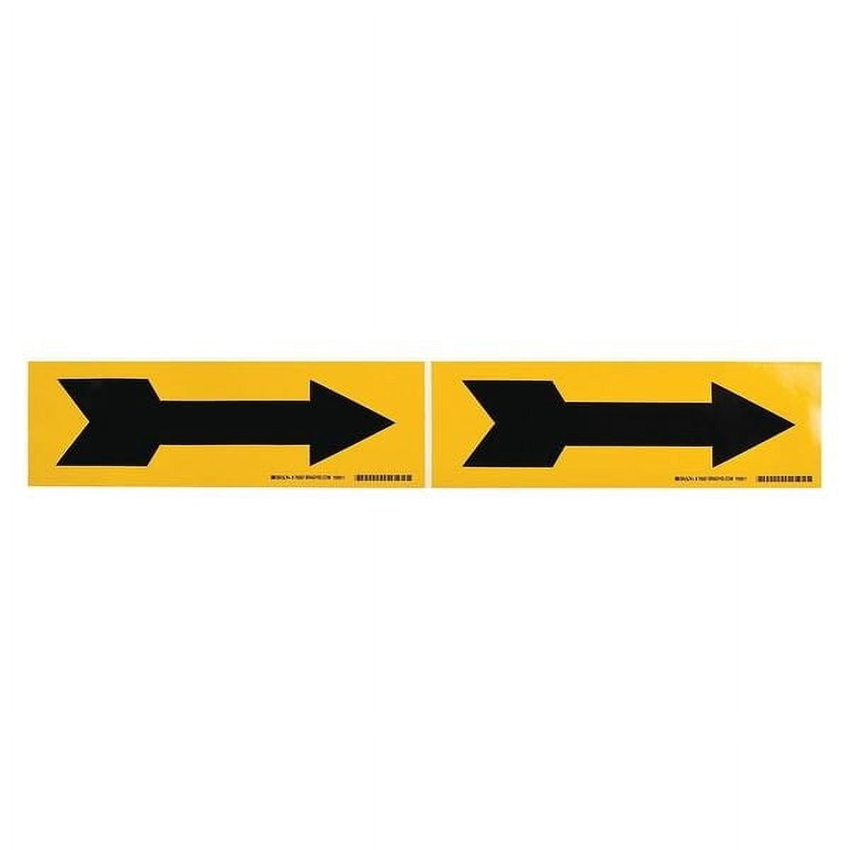 Brady Pipe Marker,(Arrow),4 in H,12 in W 93390 - Walmart.com