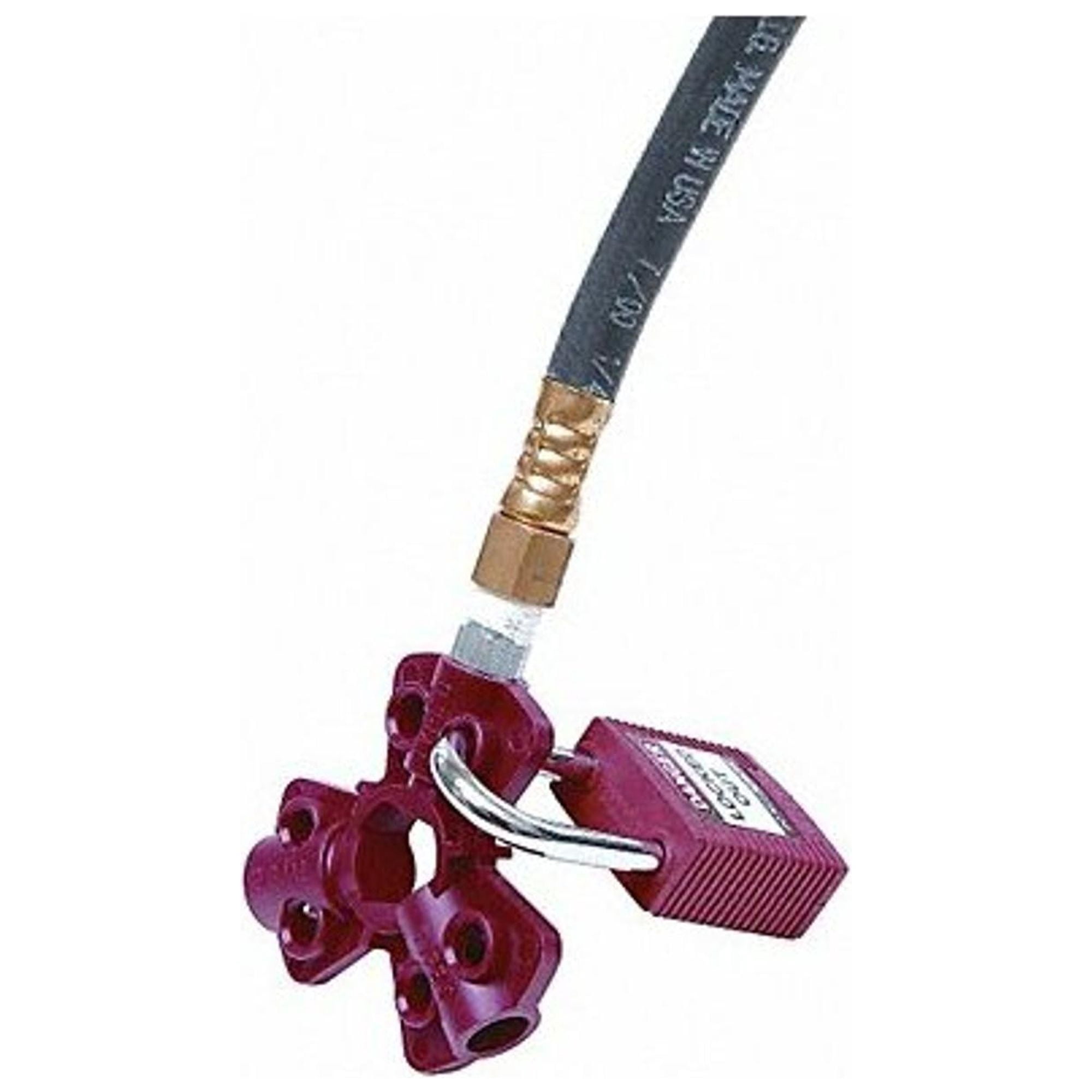 Brady Pneumatic Fitting Lockout,Red,PK6 65645 - Walmart.com