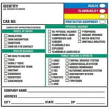 Brady Hazmat/Reactivity Secondary Label, Multicolor, Pk100 60331 ...