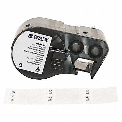 Brady Self-Laminating Label,Matte,1 1/2 in H M4-91-417 - Walmart.com