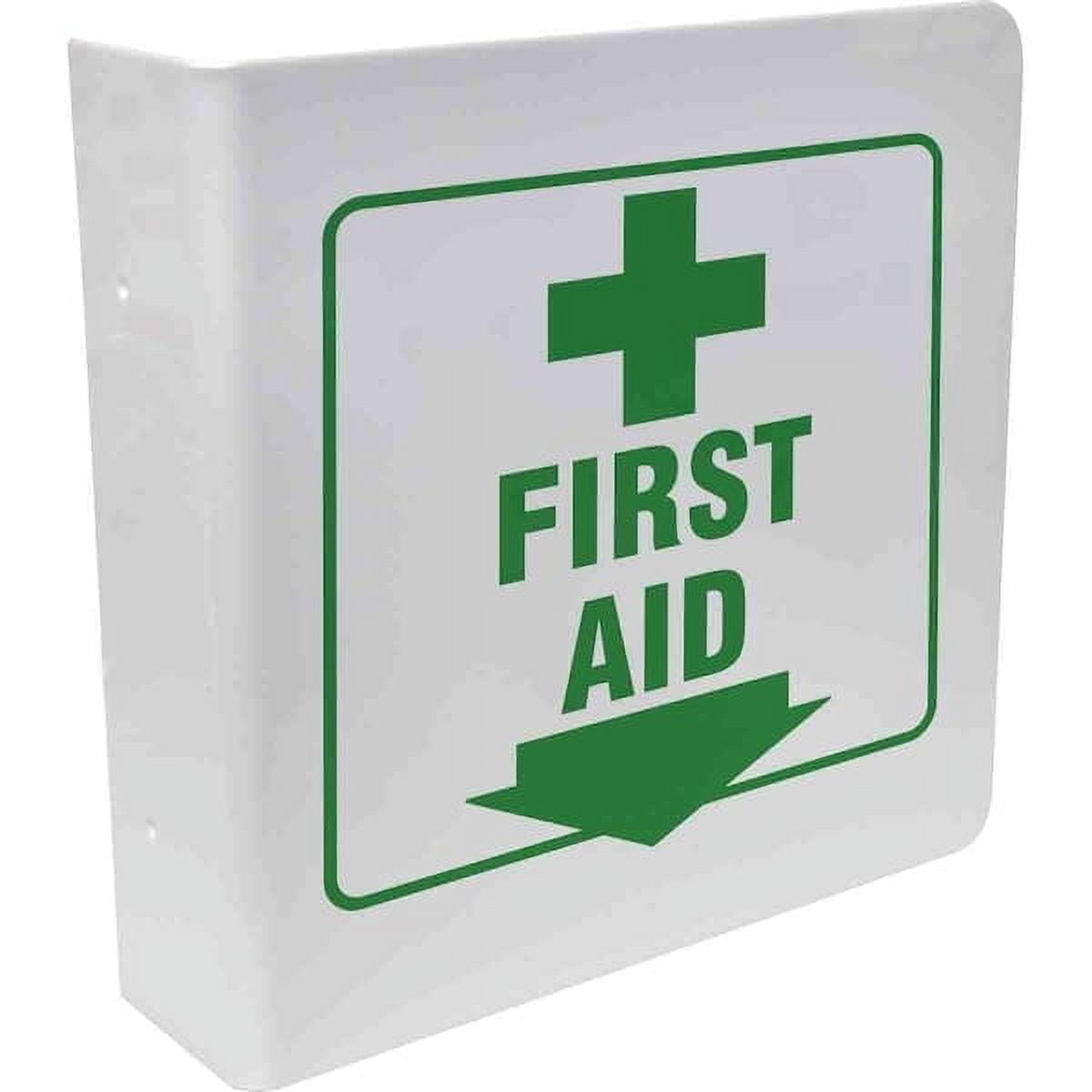 Brady Sign,First Aid,8X8",Grn/Wht,First Aid L0FA03A - Walmart.com