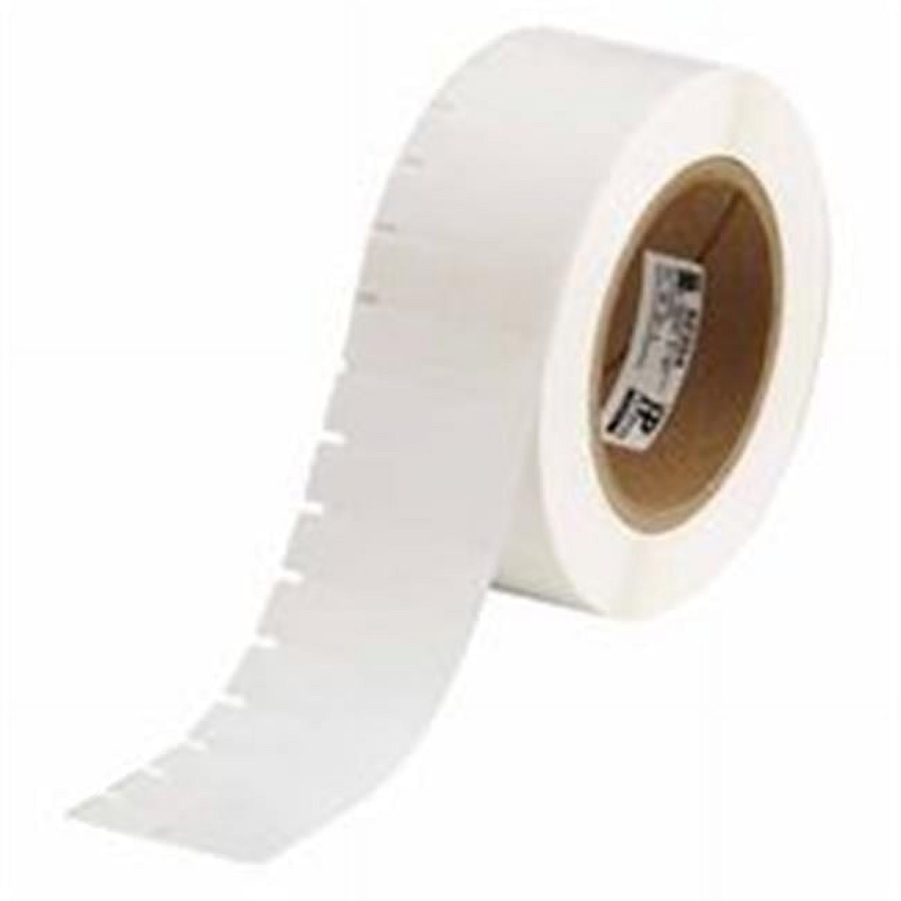 Brady Thermal Transfer Printable Labels - White/Translucent - 0.5 in. x ...