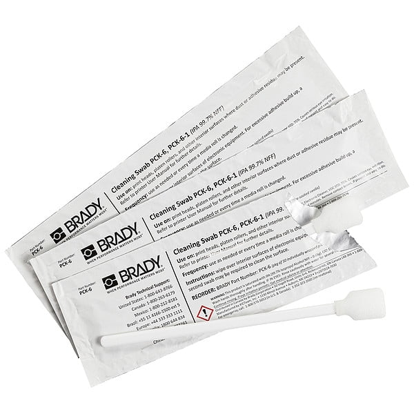 Brady Thermal Transfer Printer Clning Kit,PK50 PCK-6 - Walmart Business ...