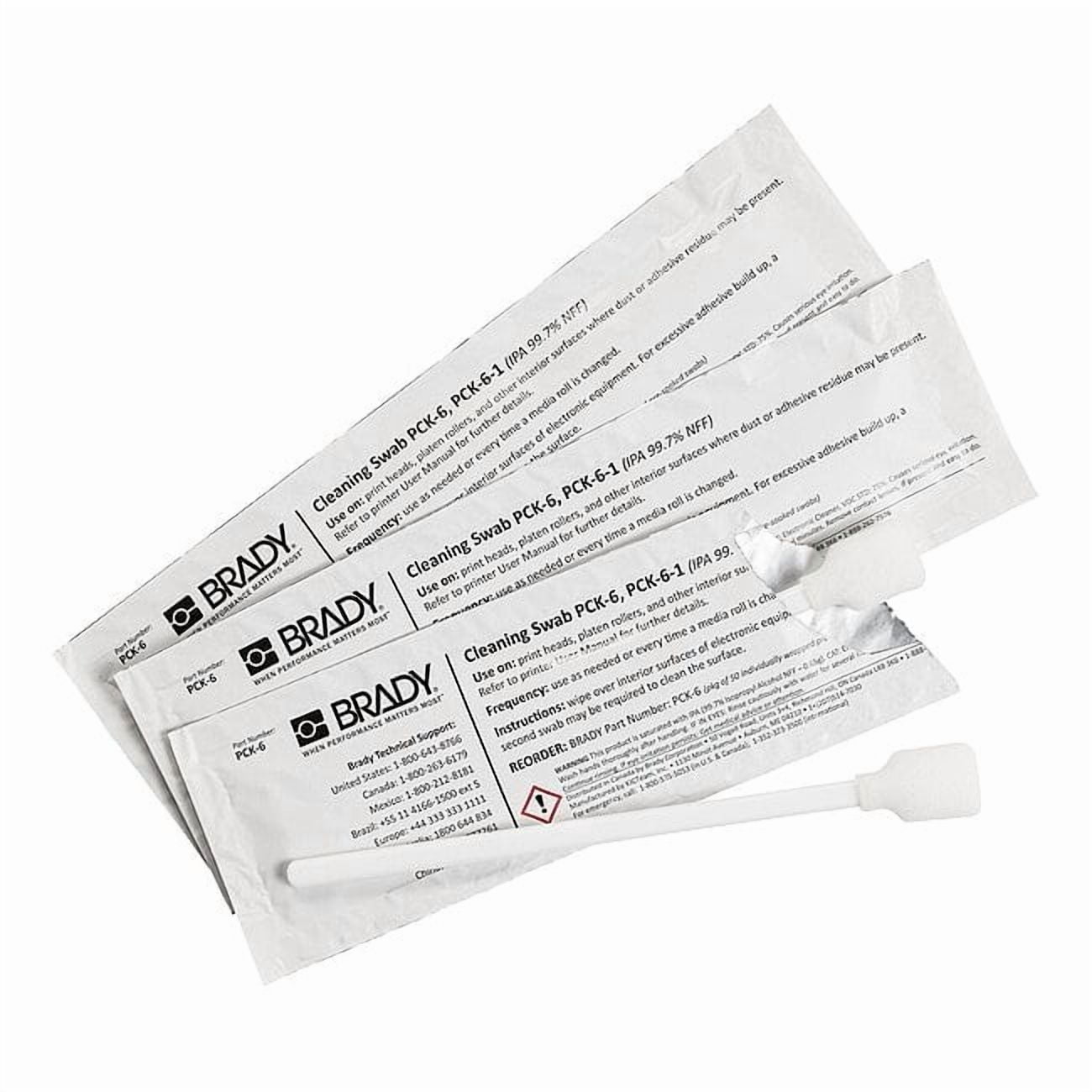 Brady Cleaning Kit, PK50 PCK-6 - Walmart.com