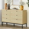 Delta Children Casey 3 Drawer Dresser with Interlocking Drawers, Bianca ...