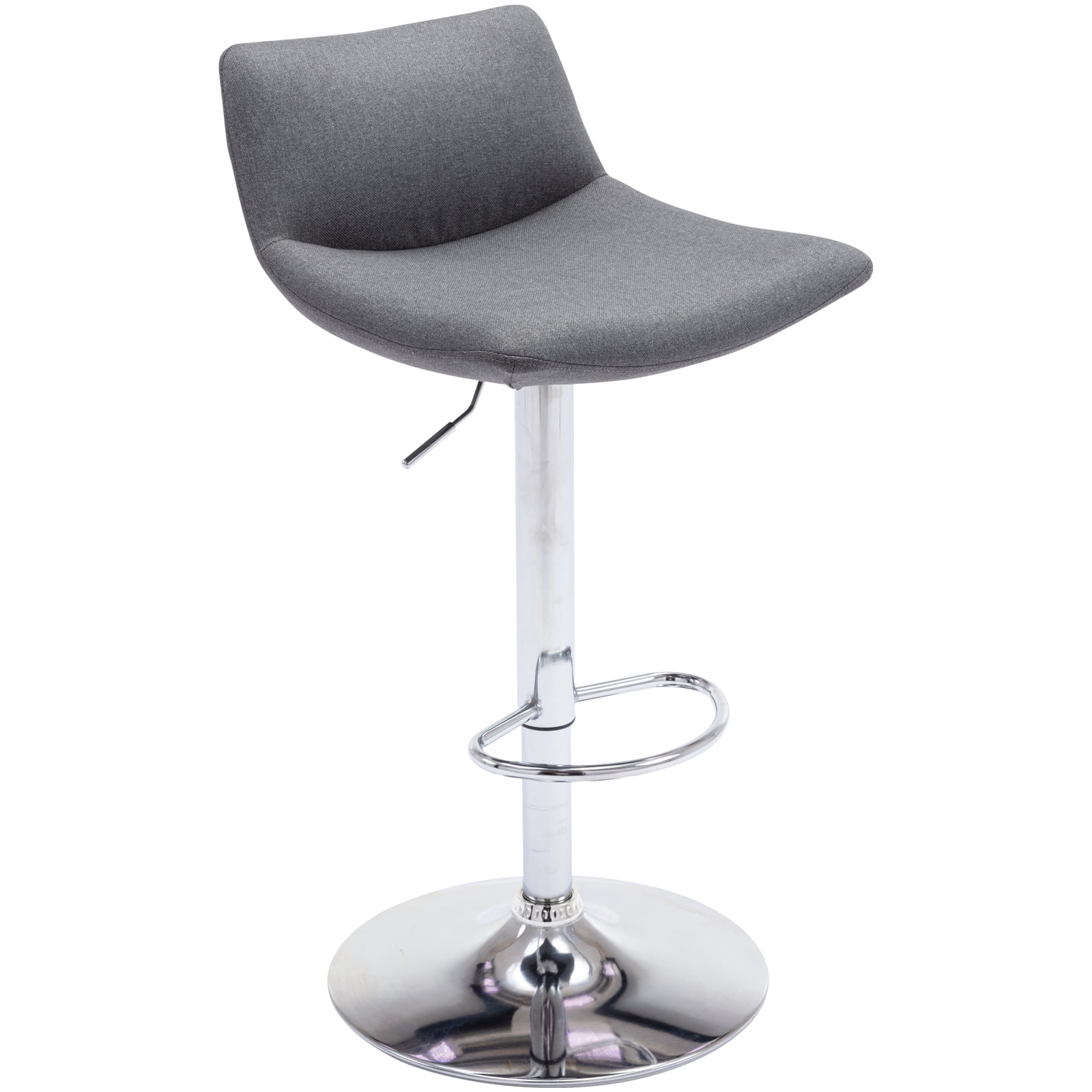 Brage Living Counter Height Bar Stools Swivel Barstools with Footrest ...