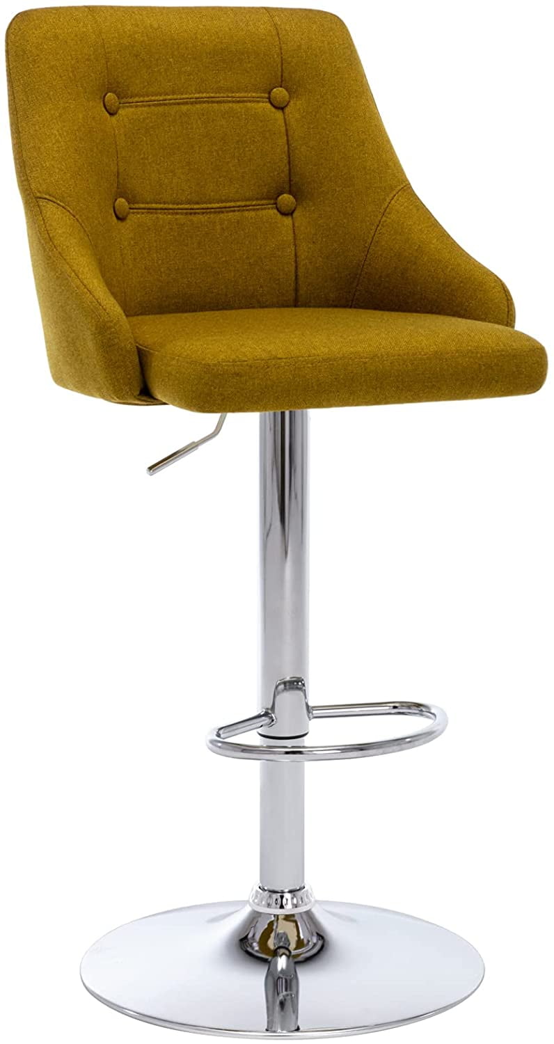 Brage Living Swivel Bar Stool, Adjustable Counter Height Airlift ...