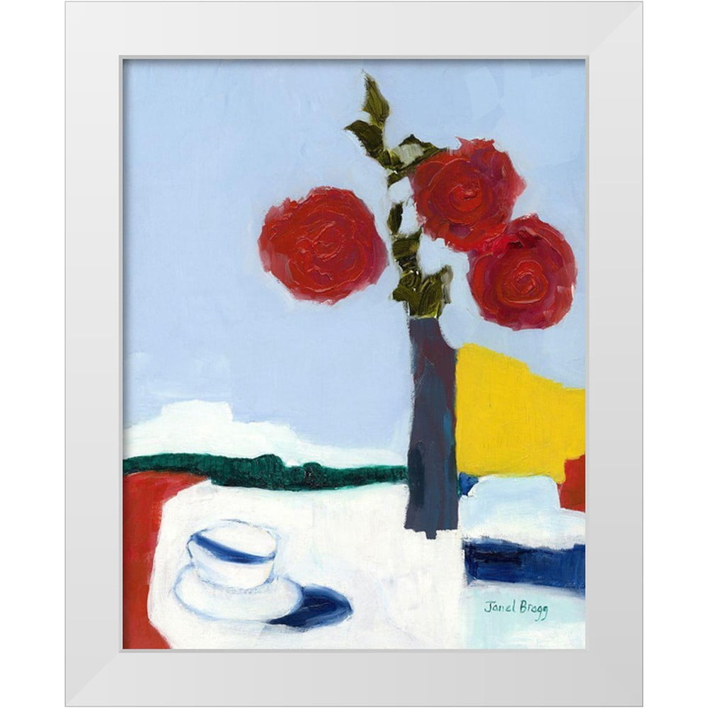 Bragg, Janel 26x32 White Modern Wood Framed Museum Art Print Titled ...