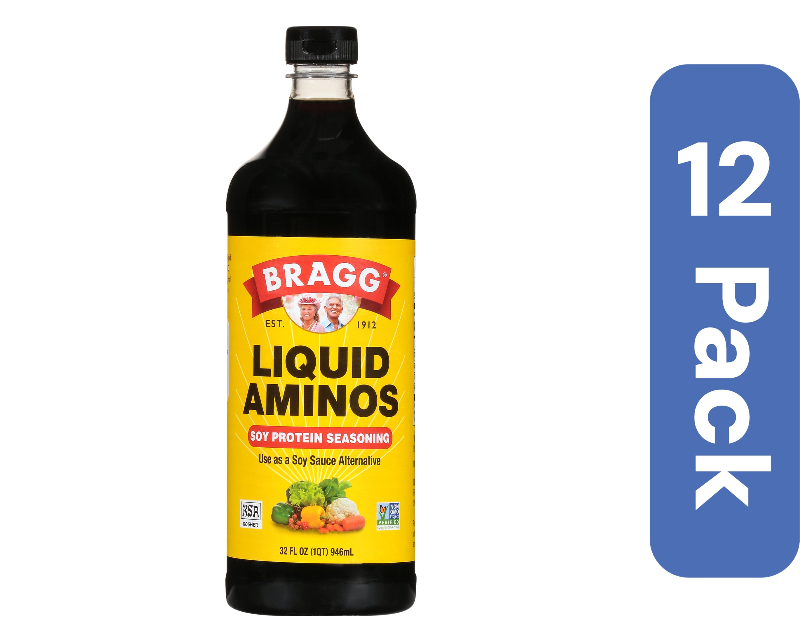 Bragg Liquid Aminos 32 oz (Pack Of 12) - Walmart.com