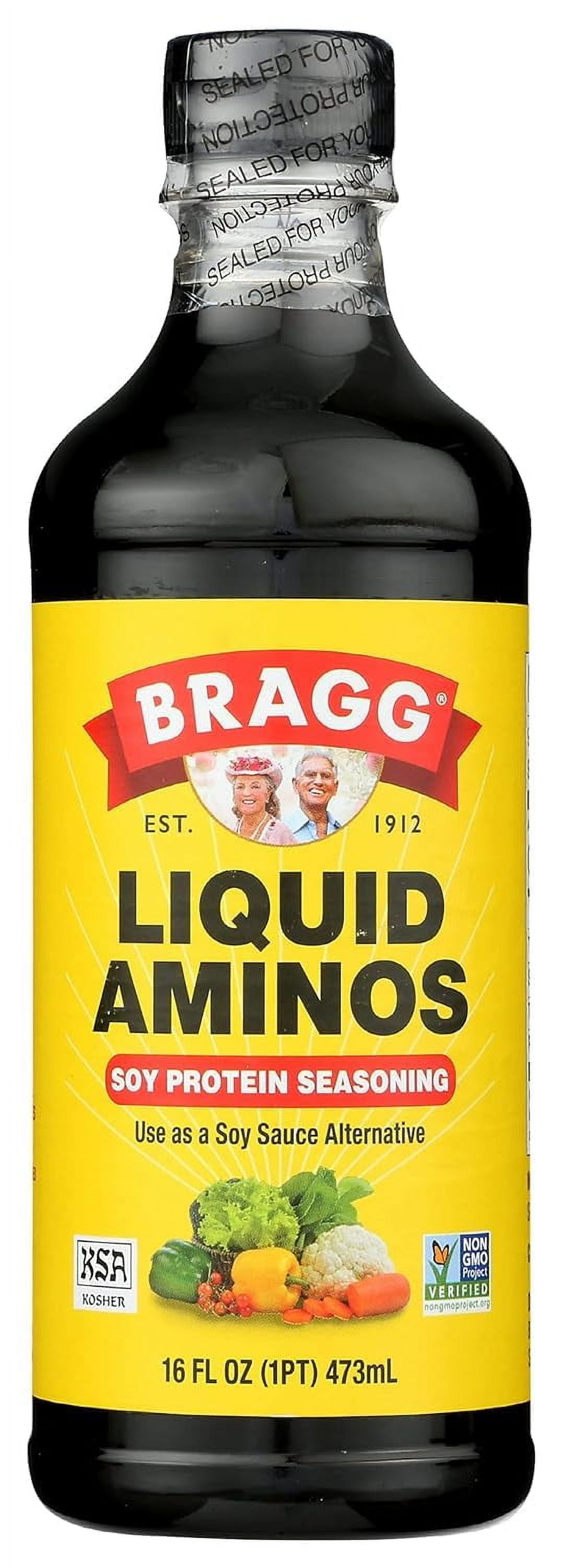Bragg Liquid Aminos All Purpose Seasoning Soy Sauce Alternative, 32 Fl ...