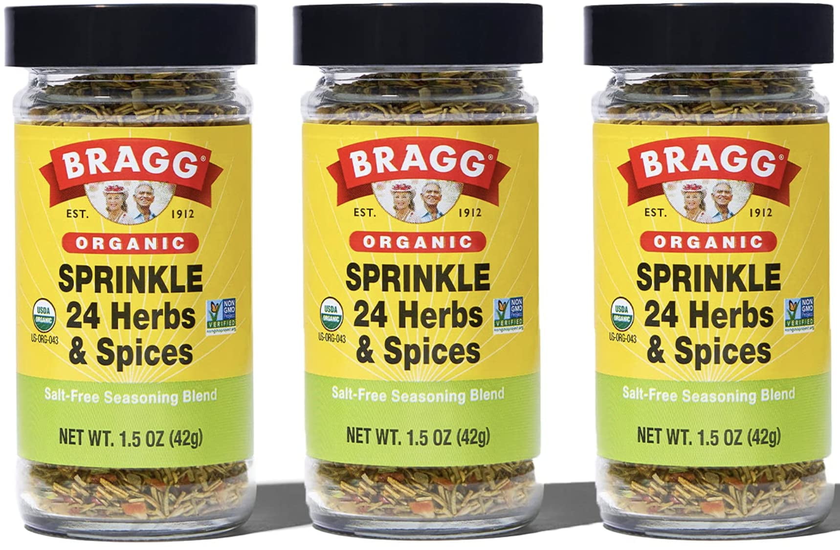 Bragg Sprinkle Herbs and RE32Spices Seasoning 15oz 3 Pack - Walmart.com