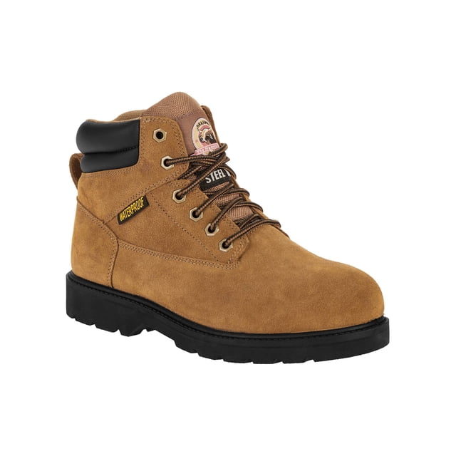 Brahma Men's Alpha Waterproof 6" Steel Toe Work Boots - Walmart ...