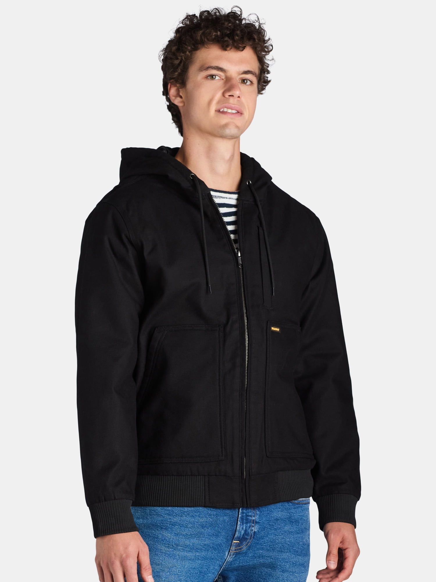 Brahma Men's Insulated Hooded Workwear Jacket, Sizes S-3XL - Walmart.com