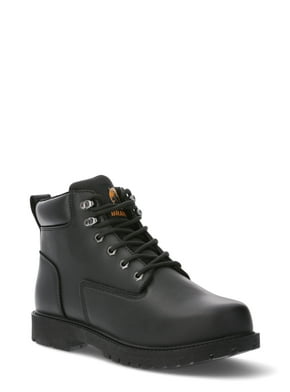 Mens Black Work Boots in Mens Work Boots - Walmart.com