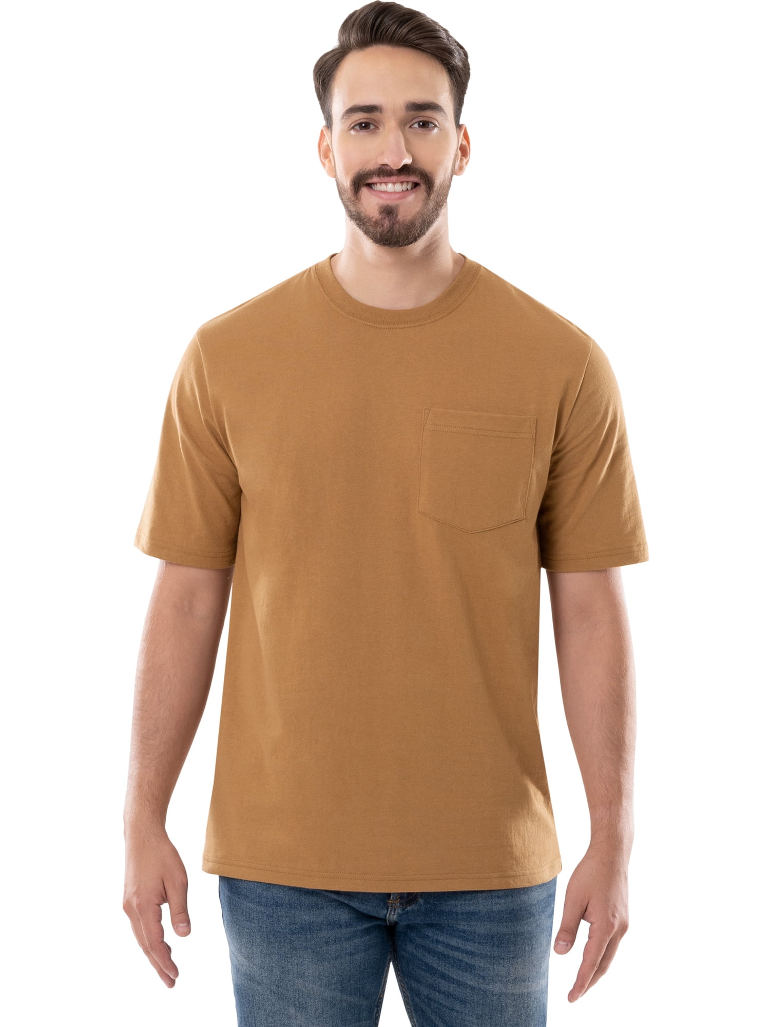 Brahma Men's Short Sleeve Workwear T-Shirt, Size S-4XLT (Men's, Big Men ...