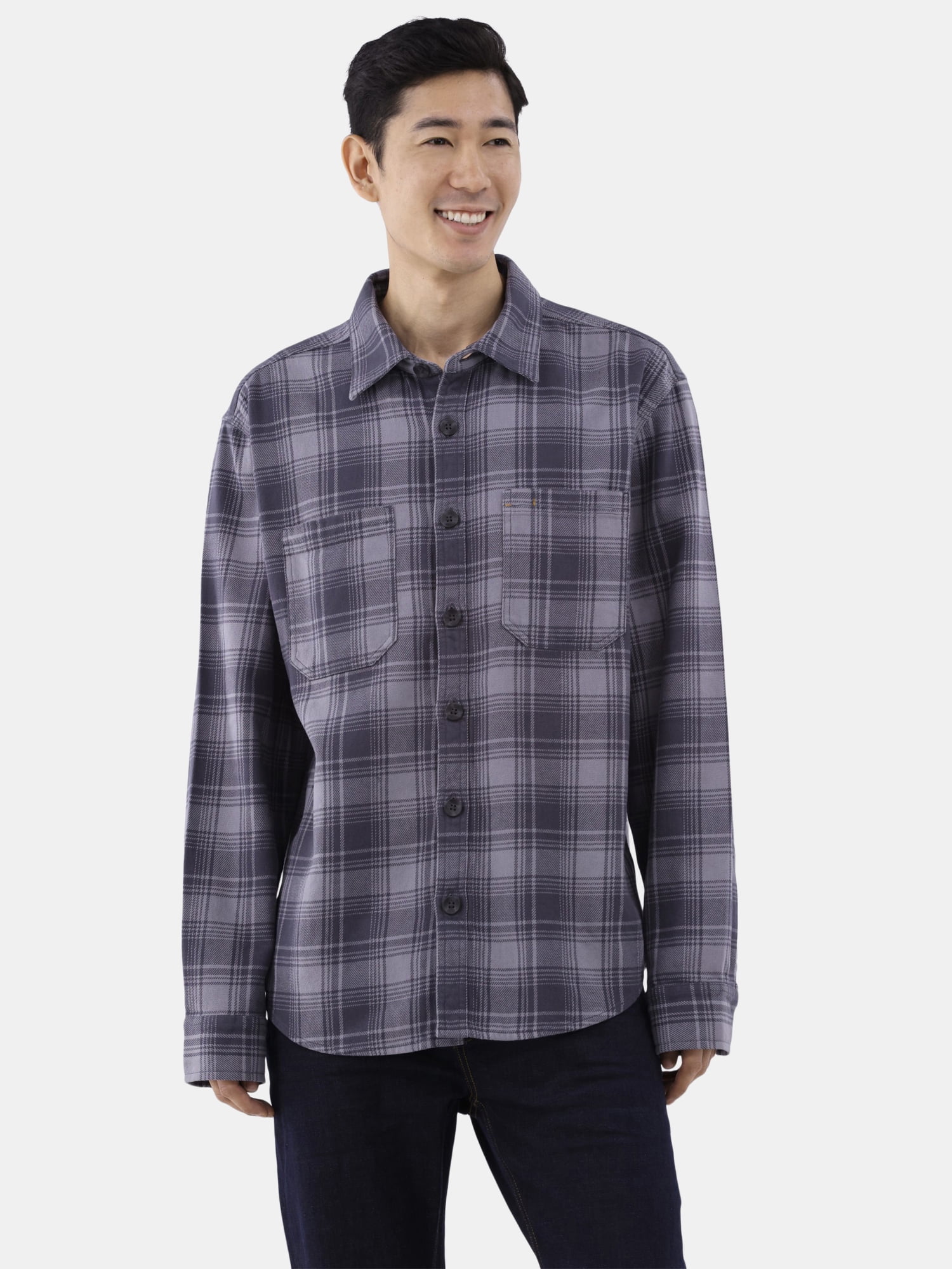 Brahma Men's Work Flannel Shirt with Long Sleeves, Sizes S-3XL ...