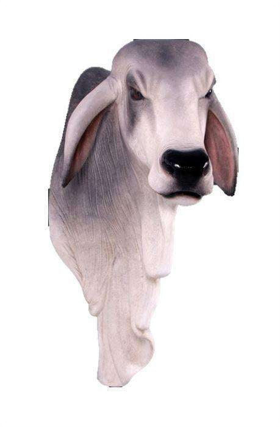 Brahman Bull Head Life Size Statue - Walmart.com