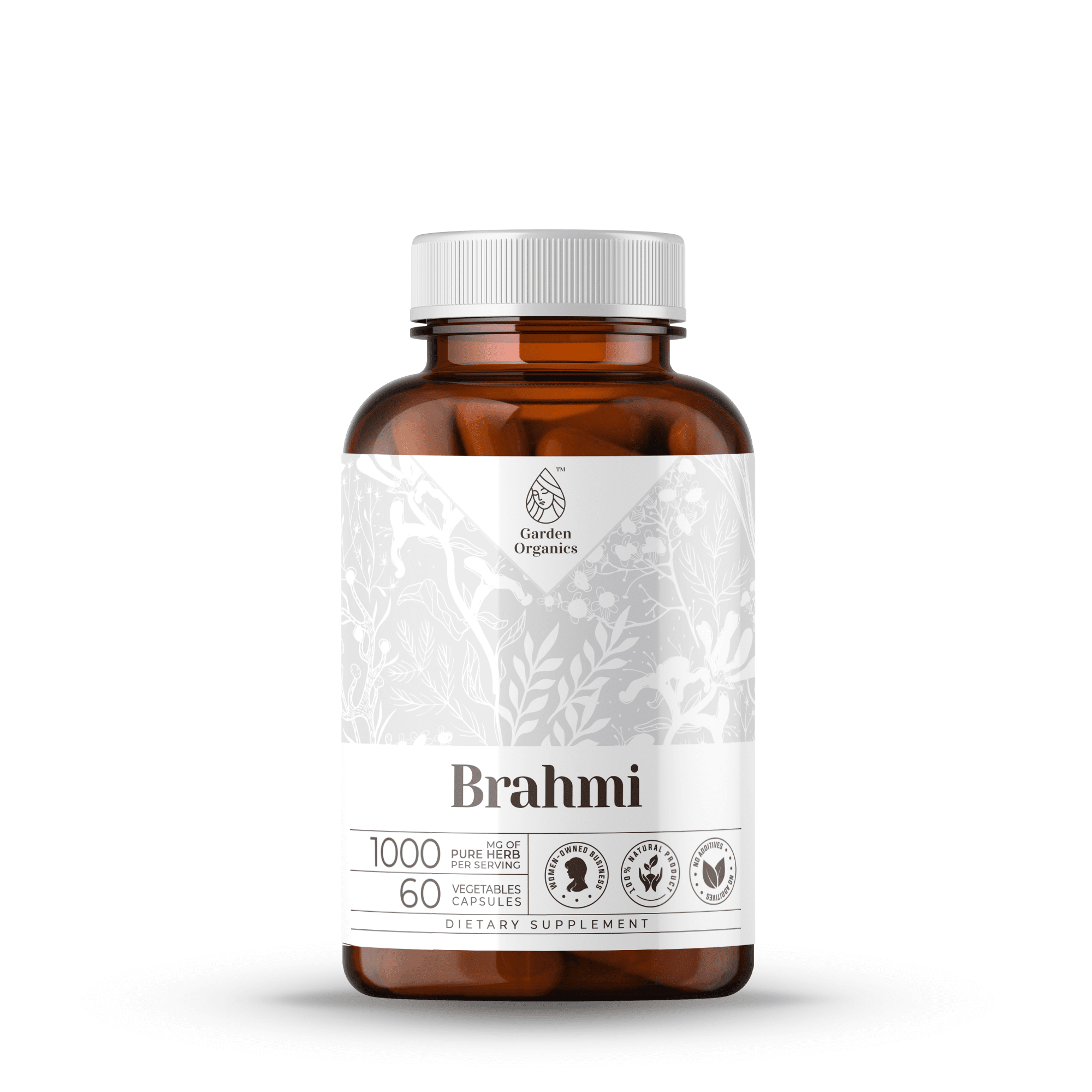 Brahmi Capsules, Natural Herbal Supplement for Memory Support, Brahmi ...