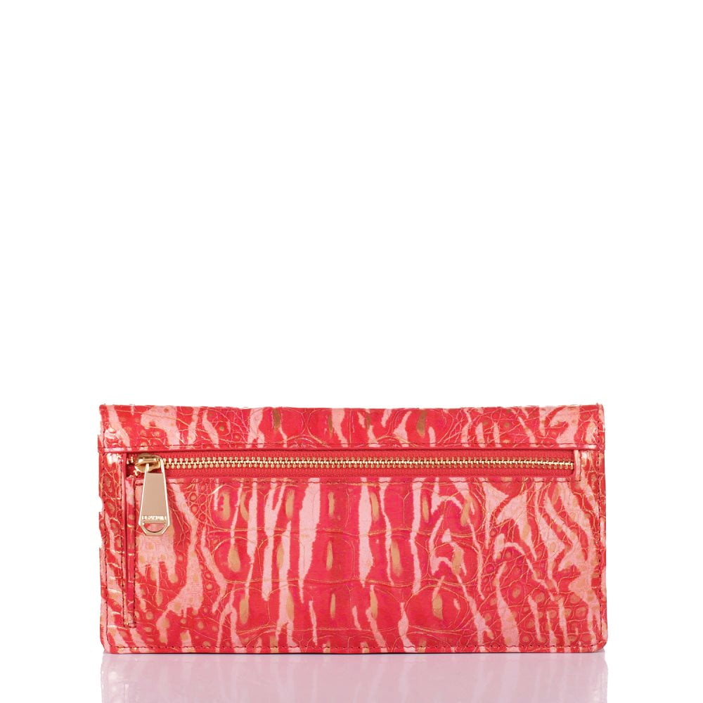 Brahmin Ady Beloved Pink/Gold Leather Wallet - Walmart.com