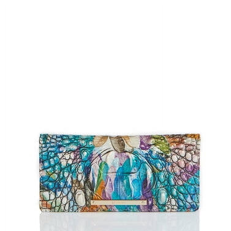 Brahmin Ady Flourish Pink/Blue/Orange/Gray/Purple Wallet - Walmart.com