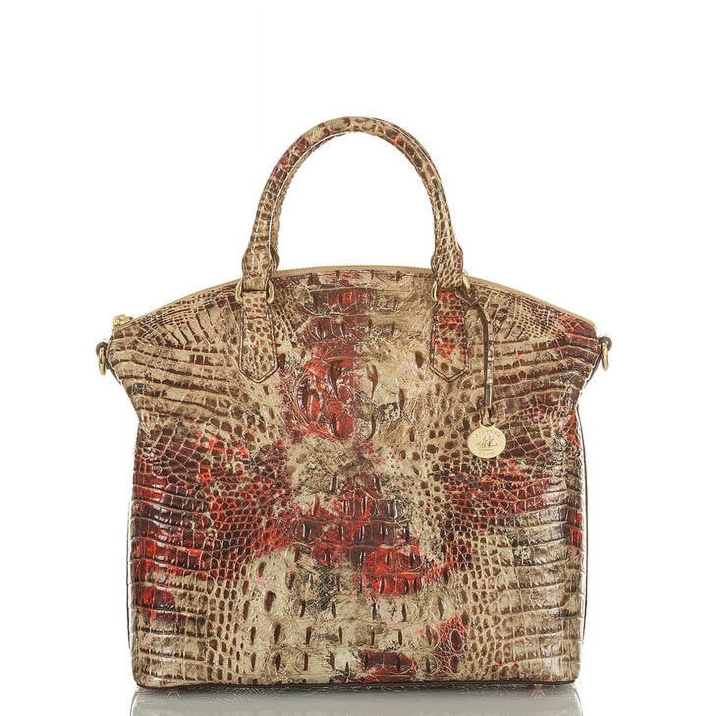 Brahmin Large Duxbury Satchel in Charm Melbourne Leather, Crossbody Bag ...