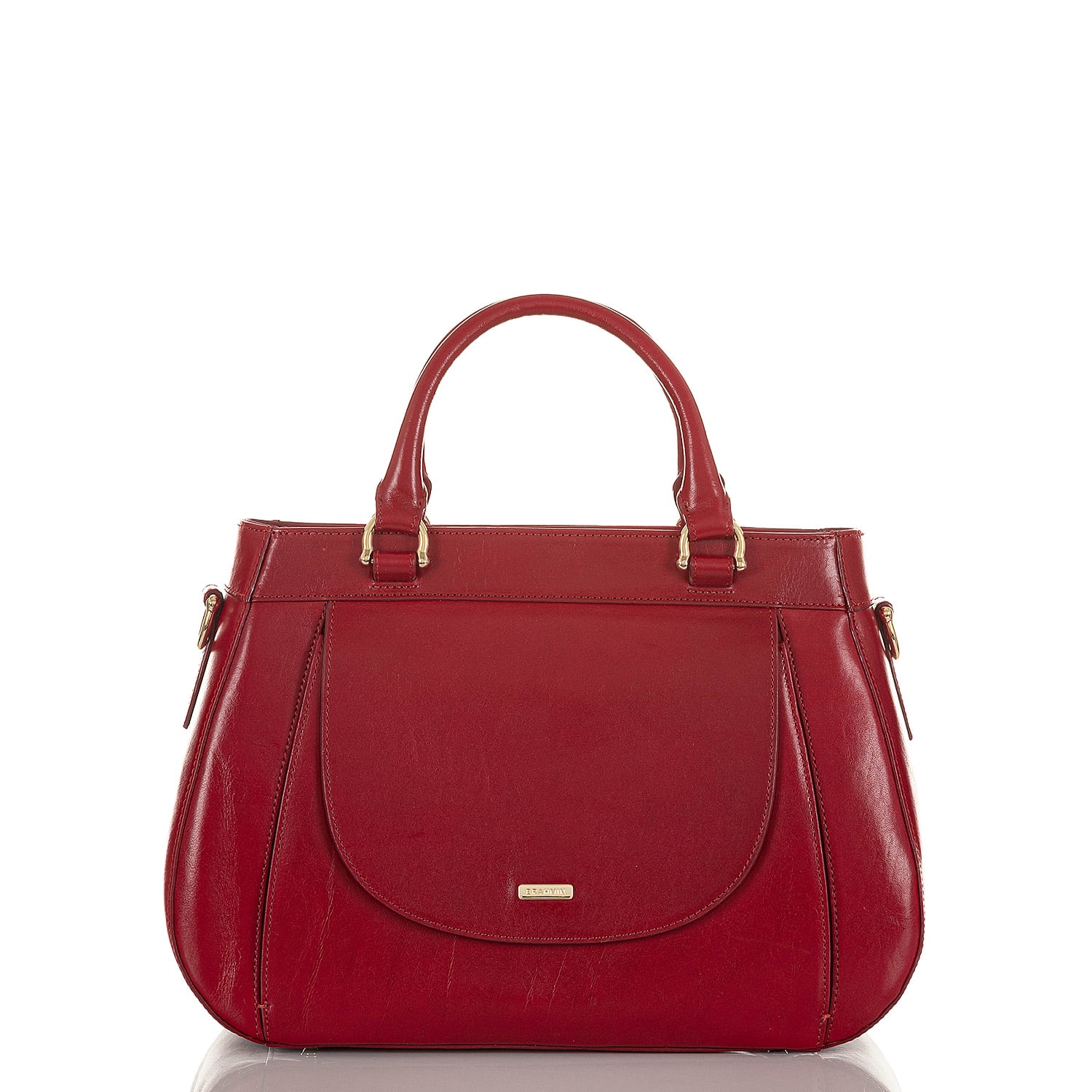 Brahmin Raelynn Lava Topsail Red Top Handle Satchel - Walmart.com
