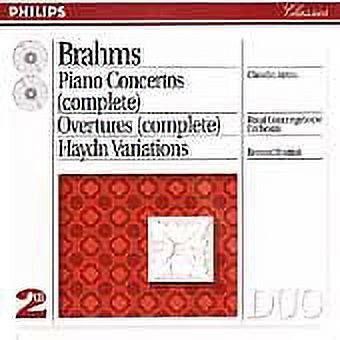 Pre-Owned Brahms: Piano Concertos (complete); Overtures Haydn Variations (CD, Jun-1993, 2 Discs ...