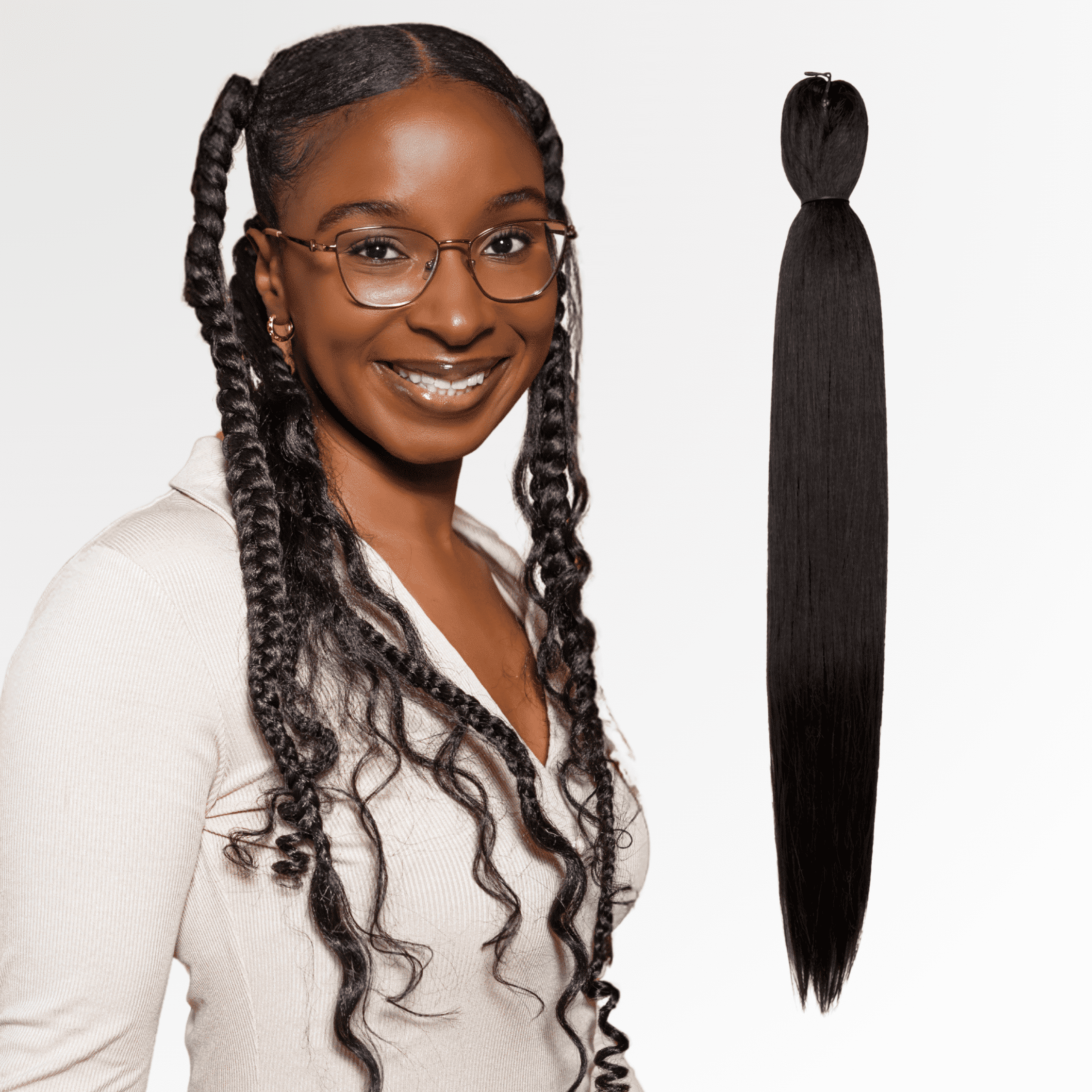 Braid Magic EcoLuxe Braiding Hair Pre-Stretched Braiding Hair 52” Anti ...