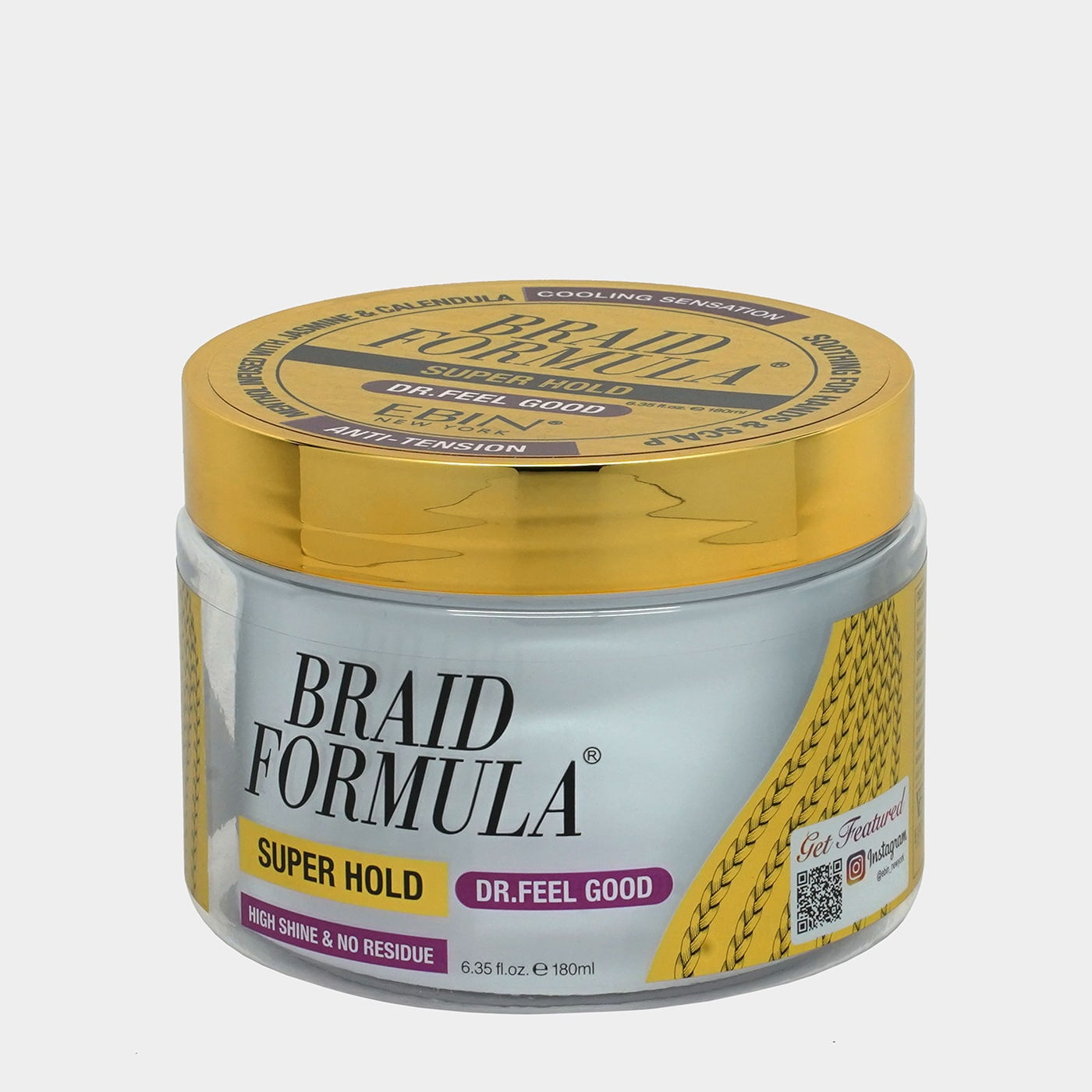 Braid Formula Super Hold (6.35oz) By Ebin New York Hair Styling ...