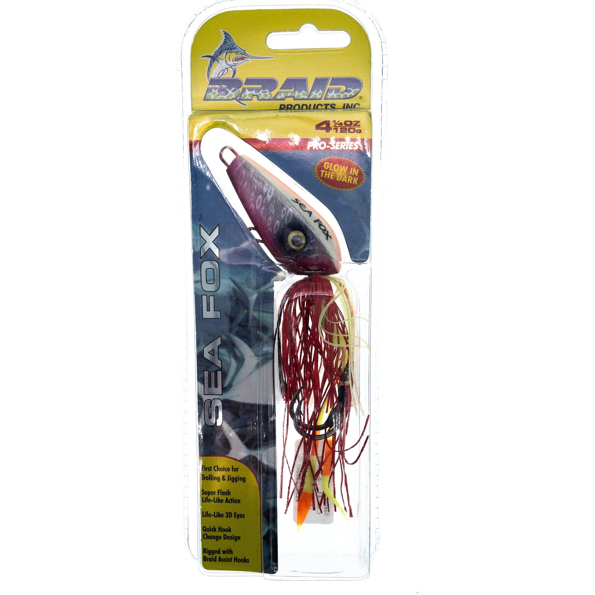 Braid Pro Series Sea Fox Inshore and Deep Water Glowing Jigs - Walmart.com