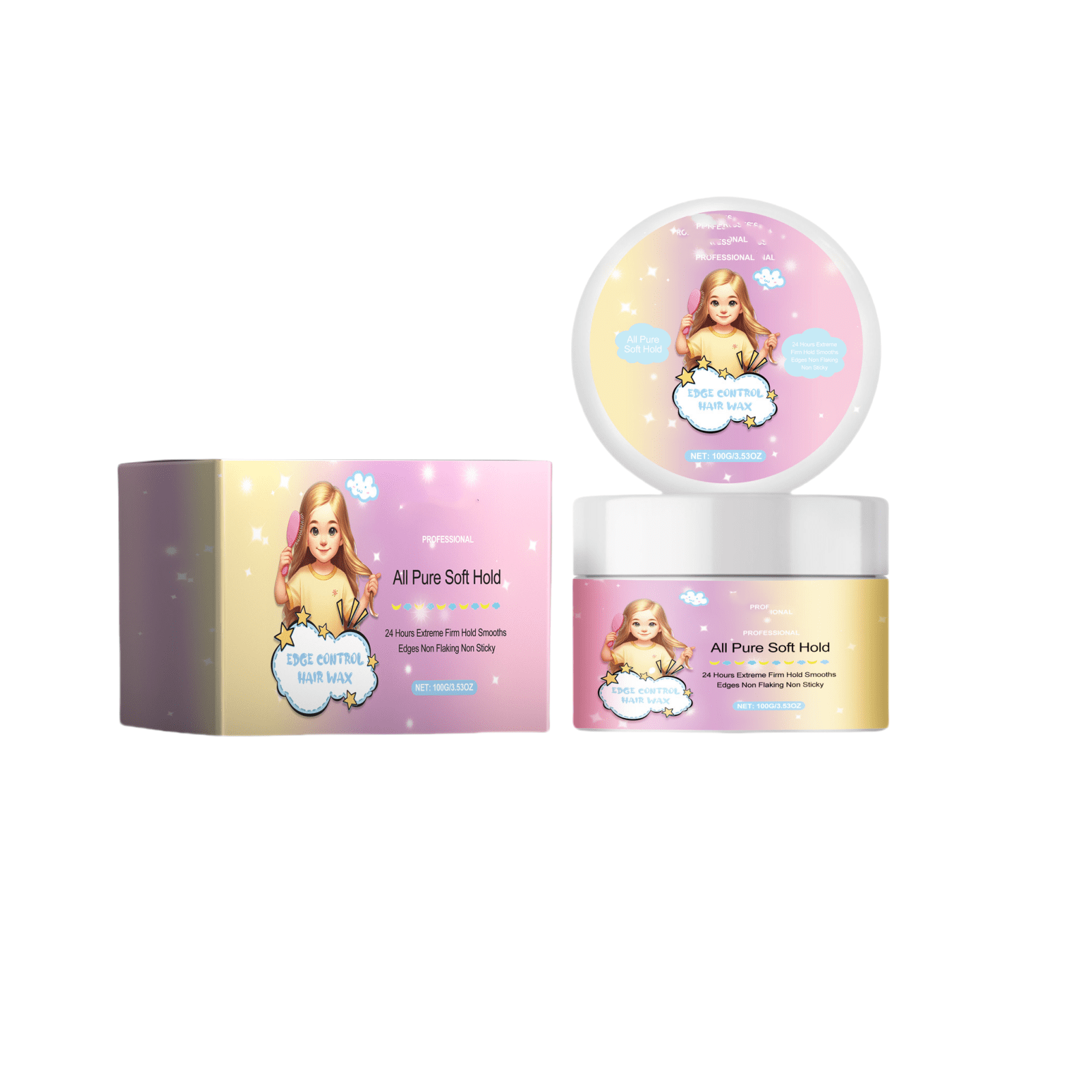 Braid Shaped Curly Hair Wax Is Refreshing Lightweight Easy To Shape And ...