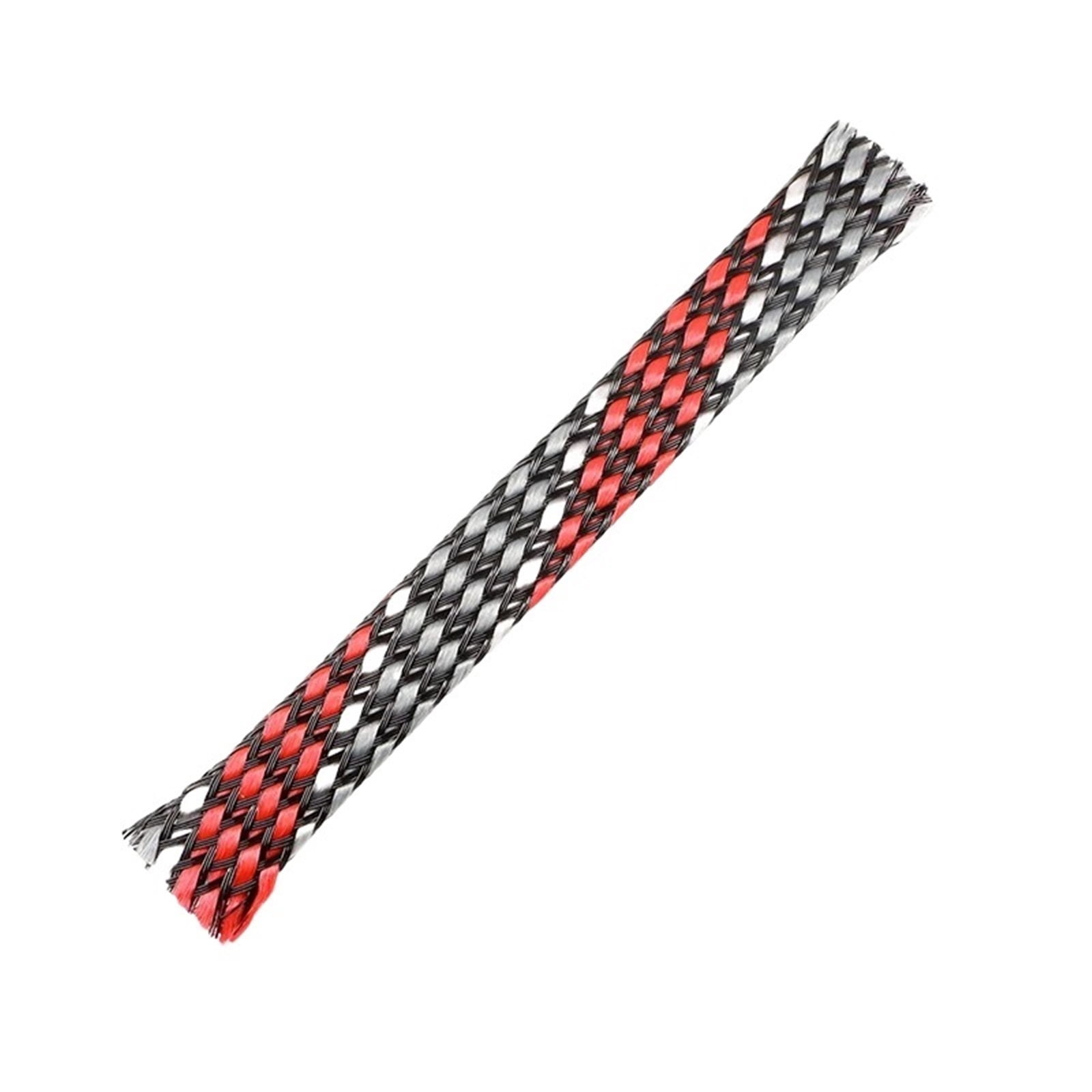 Braid Sleeve Cable Insulated Protection Wrap Flexible Yarn Line Wire ...