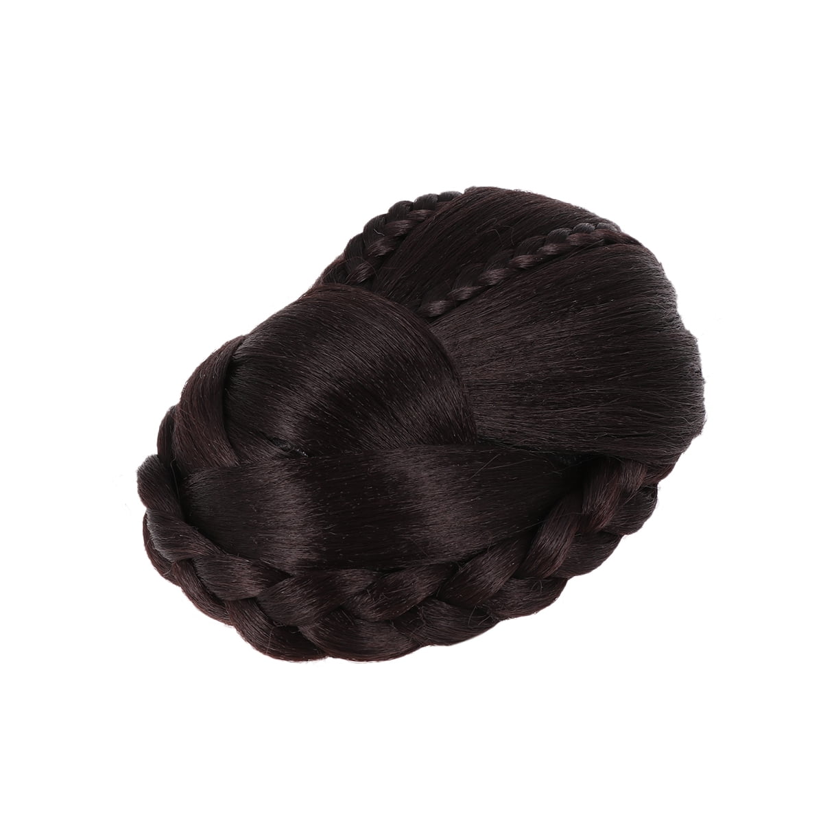 Braid Wig Curly Closure Human Hair Bun Extension Braided Chignon ...