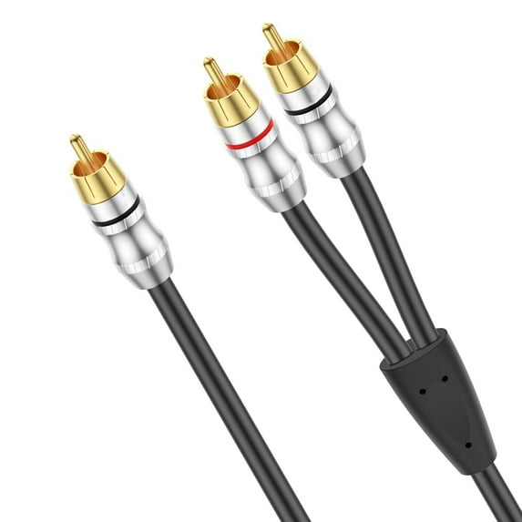 Braided 2RCA to 2RCA Dual Lotus Head Audio Cable for CD Player ...