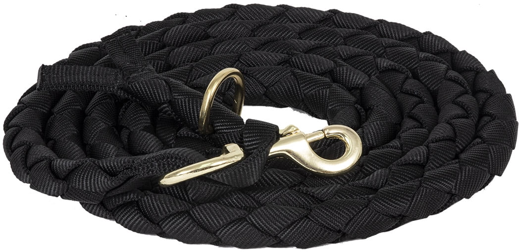 Braided 9' Loping Lead Rope, Black - Walmart.com