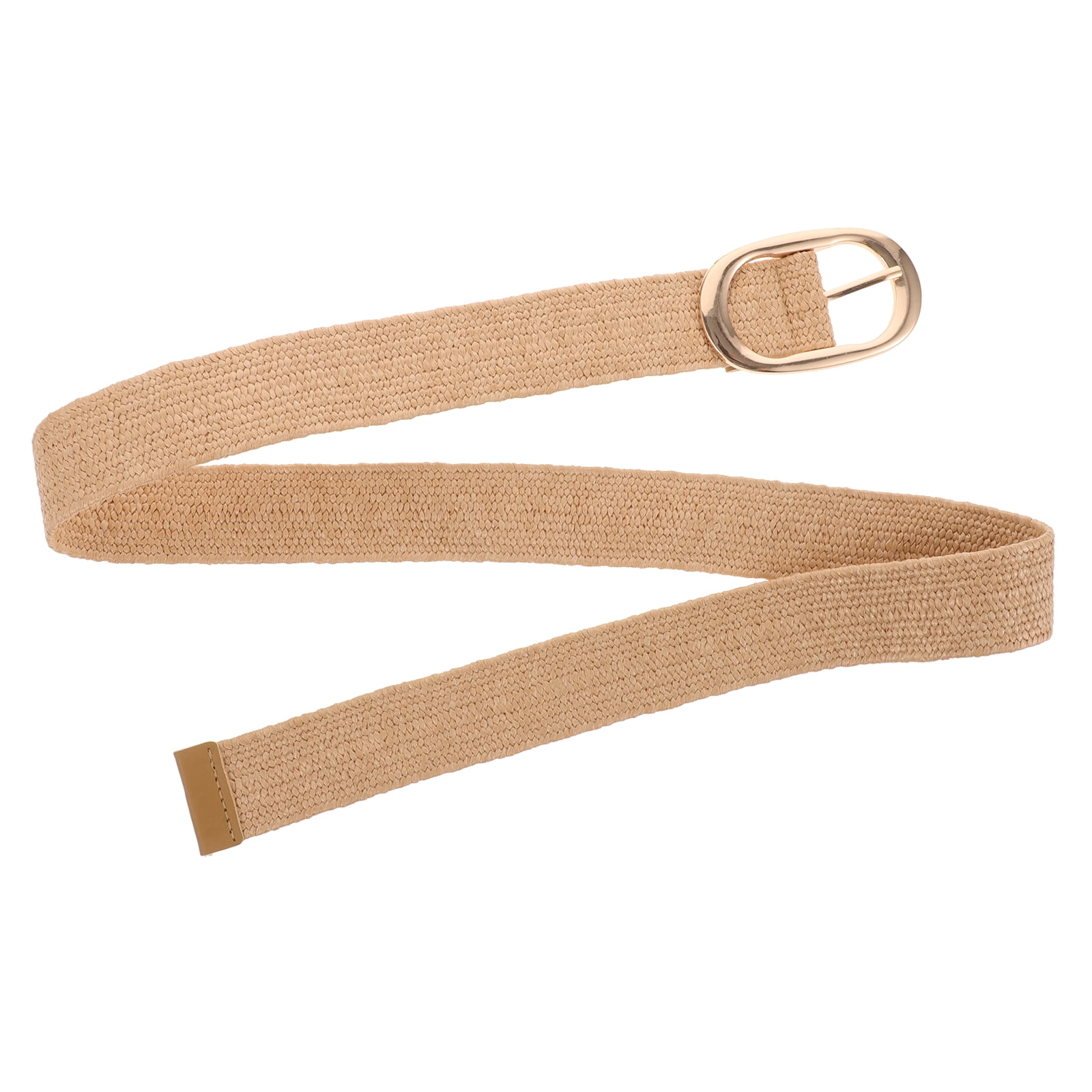 Braided Belt Rattan Belts for Women Dress Waist with Buckle Women's ...