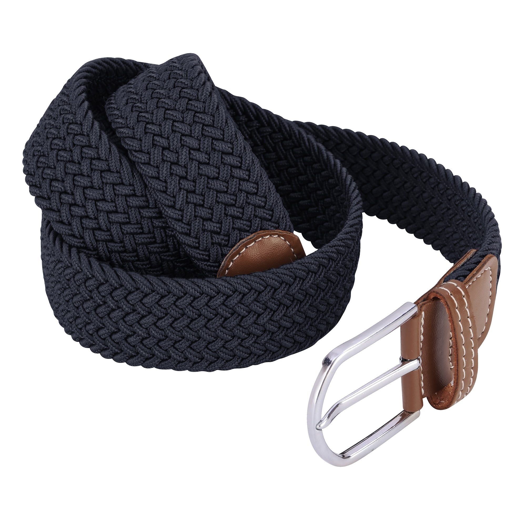 Braided Canvas Woven Elastic Stretch Belts 1 3/8" Width Stretch Belts ...