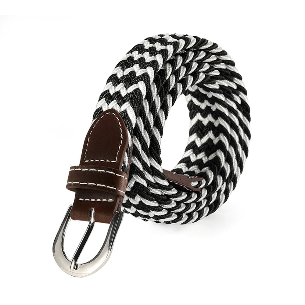 Braided Canvas Woven Elastic Stretch Belts for Men/Women/Junior with ...