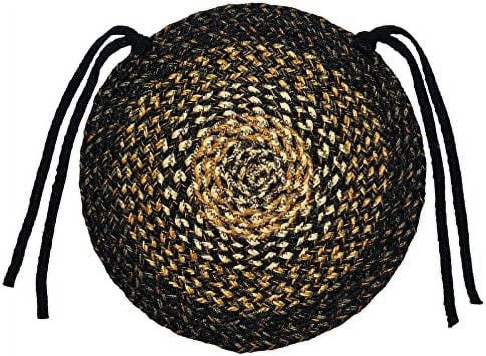 Braided Chair Pads Country Primitive by IHF - Set of 4 - Walmart.com