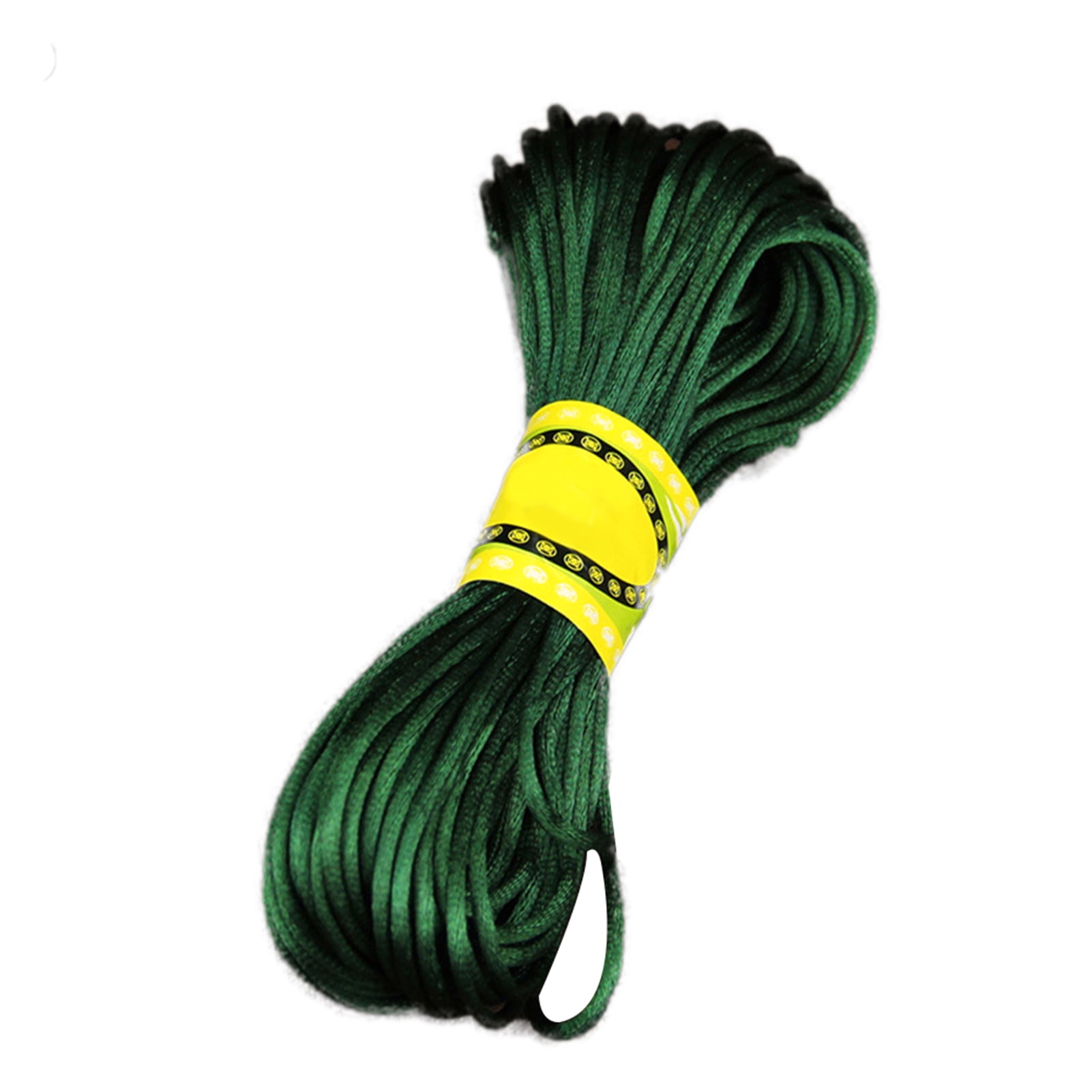 Braided Cord Satin Long Lasting Nylon Sturdy Colorful Beading Cord for ...