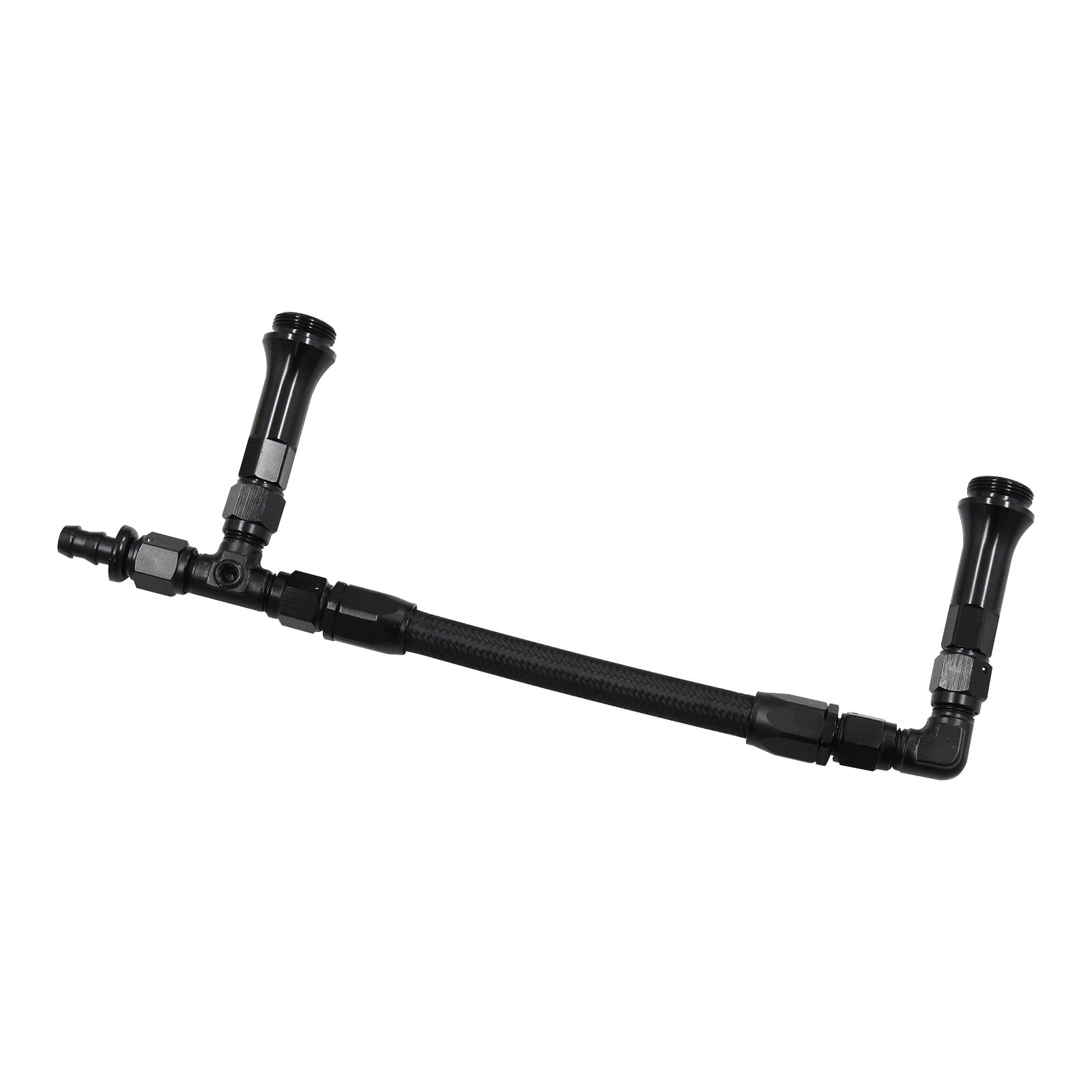 Braided Dual Feed Carb Fuel Line For Holley 4150 Carburetor - Walmart.com