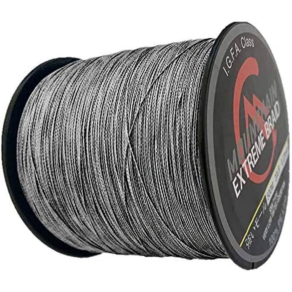 Braided Fishing Line 300M, 8 Strands Abrasion Resistant Braided Lines Super Strong 100% PE ...