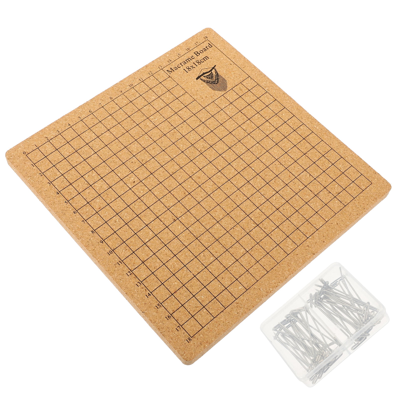 Braided Fixing Plate Cork Kit Knotting Craft Board Crochet Hook ...